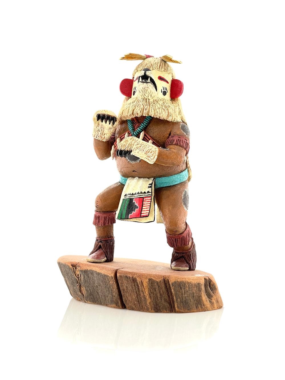 Danny Lanza | Hopi White Bear Kachina | MutualArt