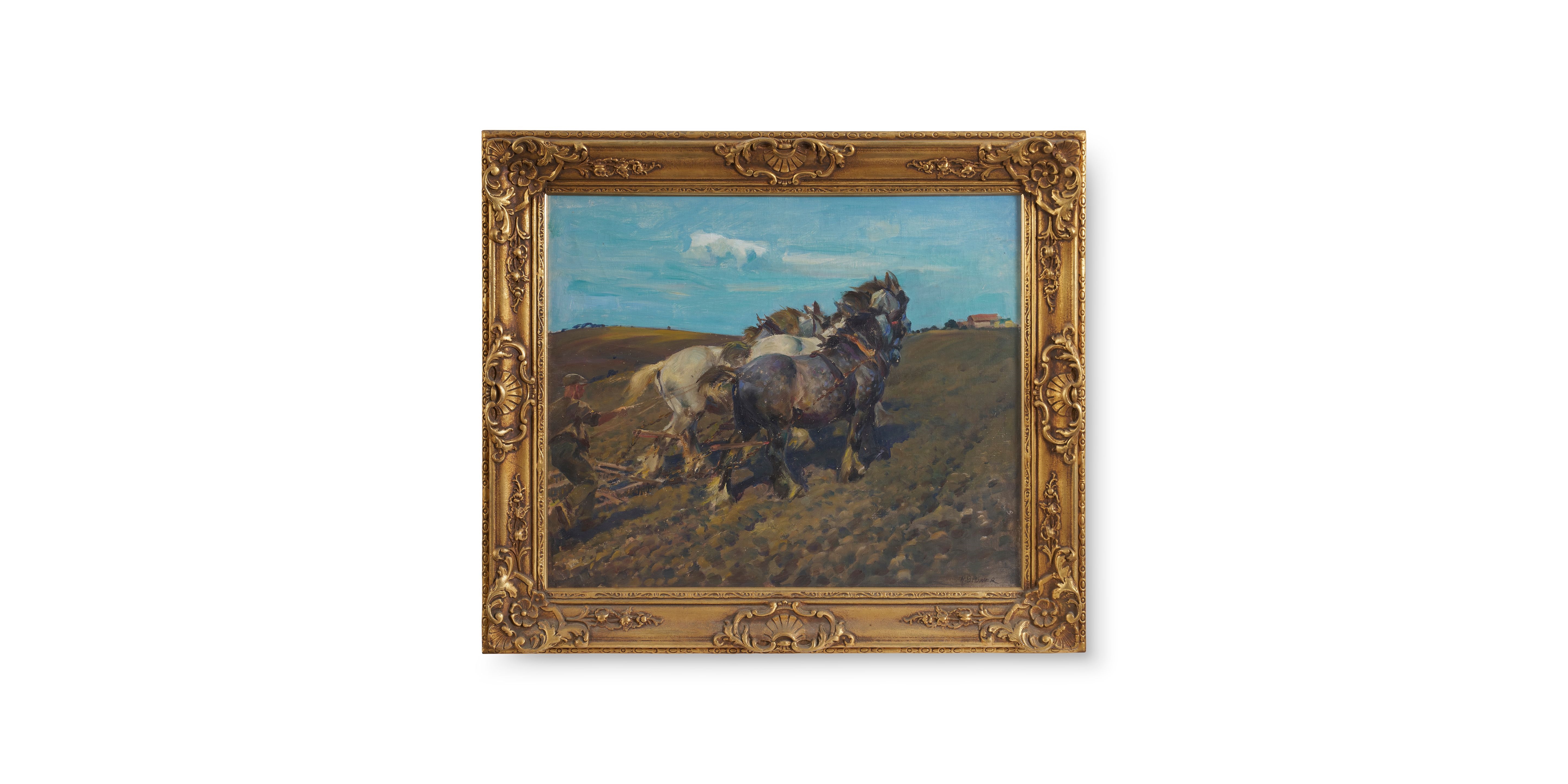 Harold Septimus Power | The Ploughing Team | MutualArt