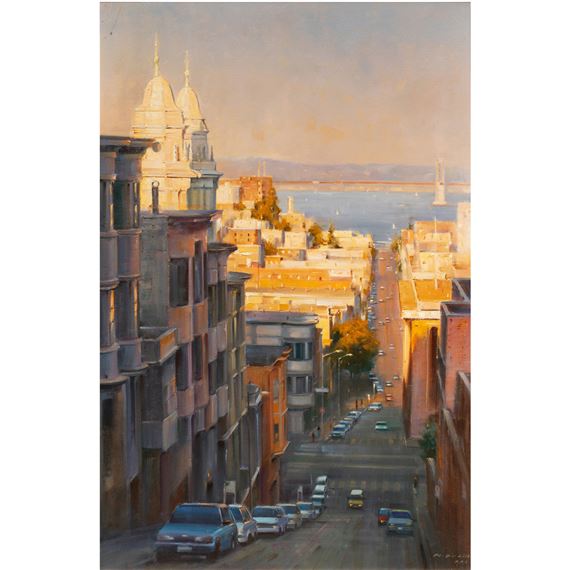 Po Pin Lin | View of the Bay from San Francisco | MutualArt