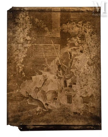 Louis-Adolphe Humbert de Molard | Les deux chasseurs sur le perron du ...