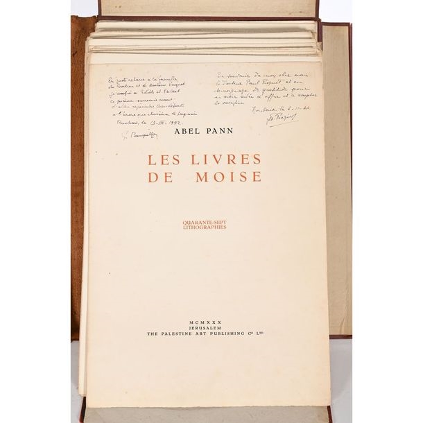 Abel Pann | PANN Abel. The books of Moses composed of certain passages ...