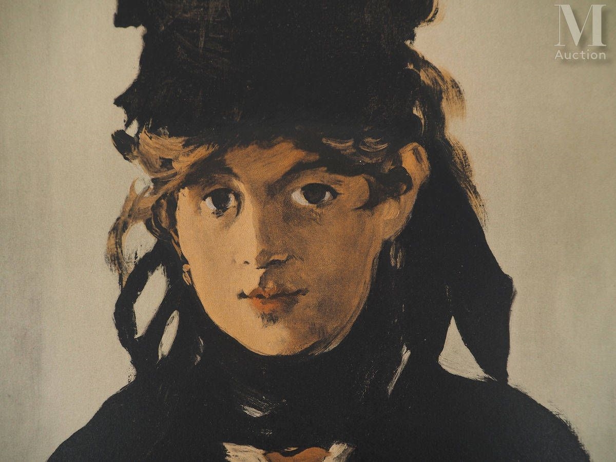 Édouard Manet | Berthe Morisot with hat (1961) | MutualArt