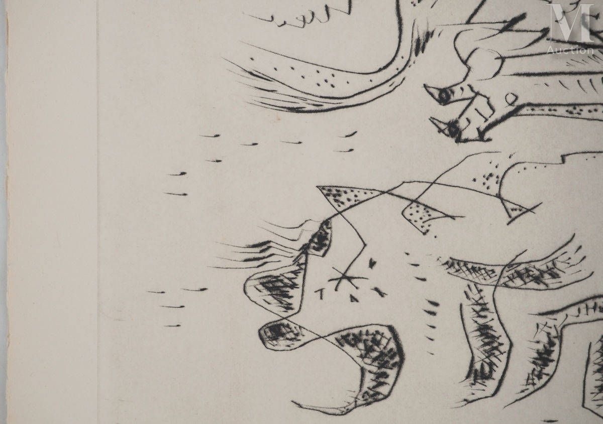 André Masson | Figure in motion | MutualArt