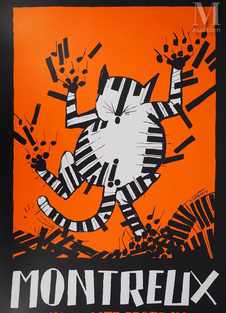 Tomi Ungerer | Pianist Cat: Montreux Jazz Festival, 1993 (1993) | MutualArt