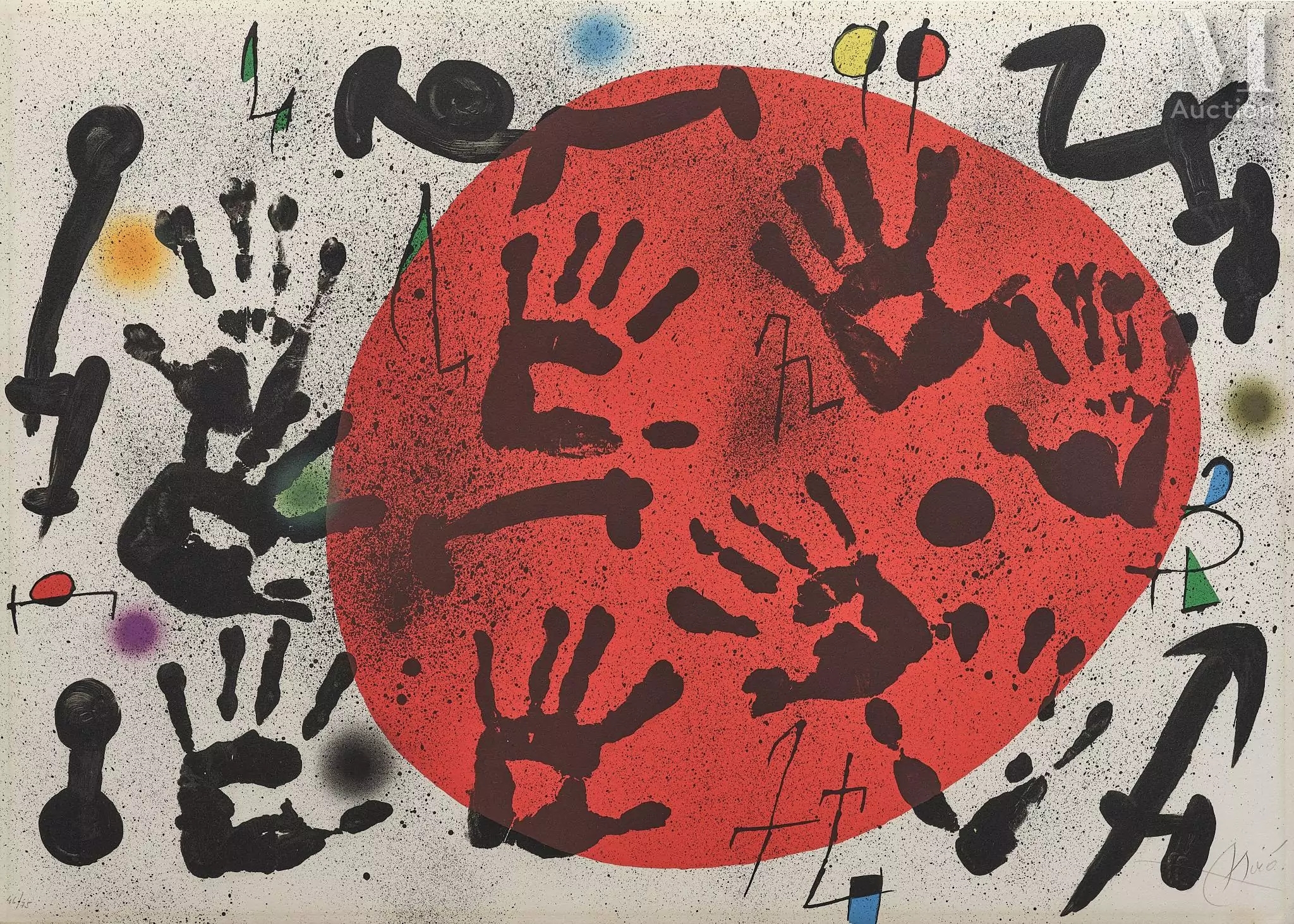 Miró Joan | Les Agulles des Pastor (1973) | Compare similar artworks ...