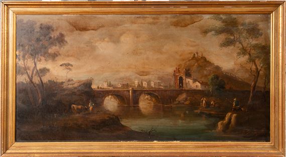 Francesco Zuccarelli | landscape with fishers | MutualArt
