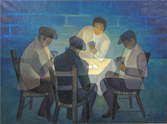 Louis Toffoli | The four players | MutualArt