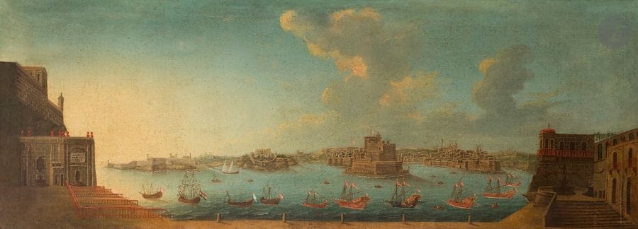 Pullicino Alberto | View of Malta taken in front of the fort of Manoël ...