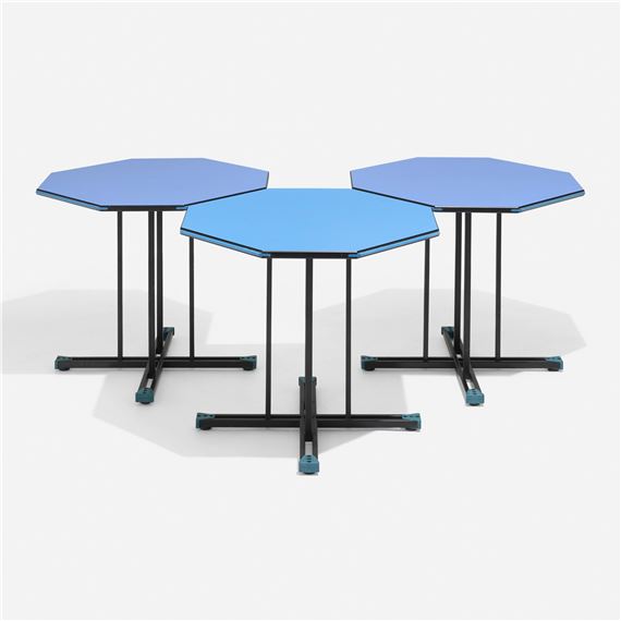 Yrjö Kukkapuro | Visual occasional tables, set of three (1985) | MutualArt