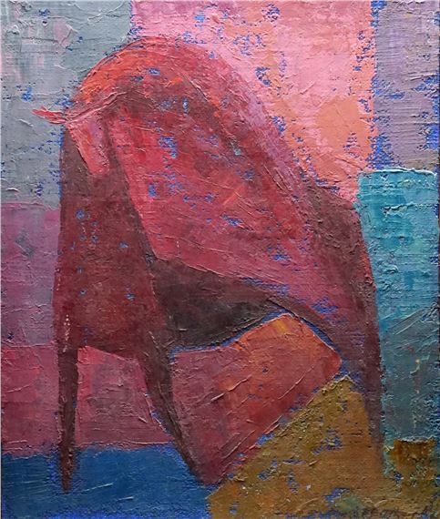 Wolf Reuther | Stierportrait (1957) | MutualArt