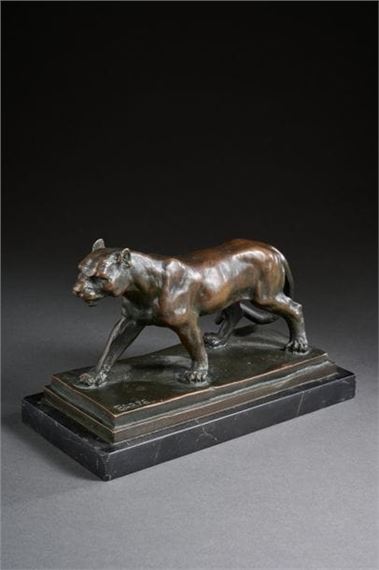 Antoine-Louis Barye | The Walking Panther | MutualArt