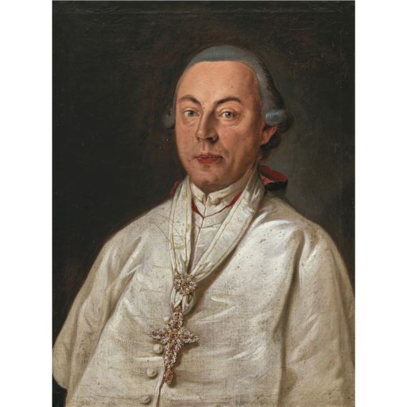 German School, 18th Century | Portrait of Abbot Nikolaus Betscher (18th ...