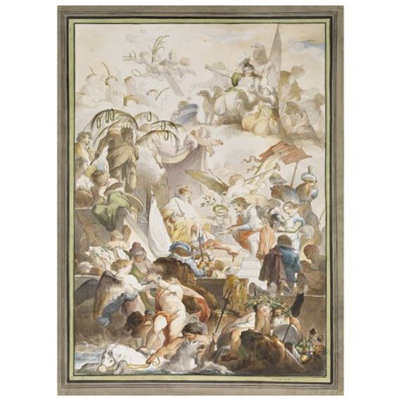 Giovanni David | ALLEGORY OF THE GIUSTINIANI FAMILY (1743 - 1790 ...