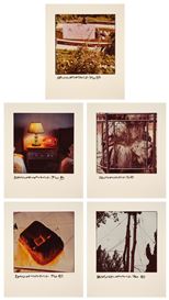 Rauschenberg Robert | Pink Flower Sheet; Lamp and Phone; Fenced Tree ...