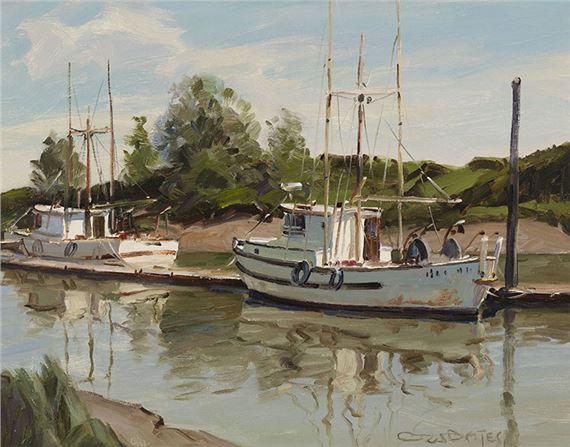 George William Bates | Steveston Slough | MutualArt