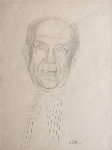 Panayiotis Tetsis | Portrait of Michail Stasinopoulos | MutualArt