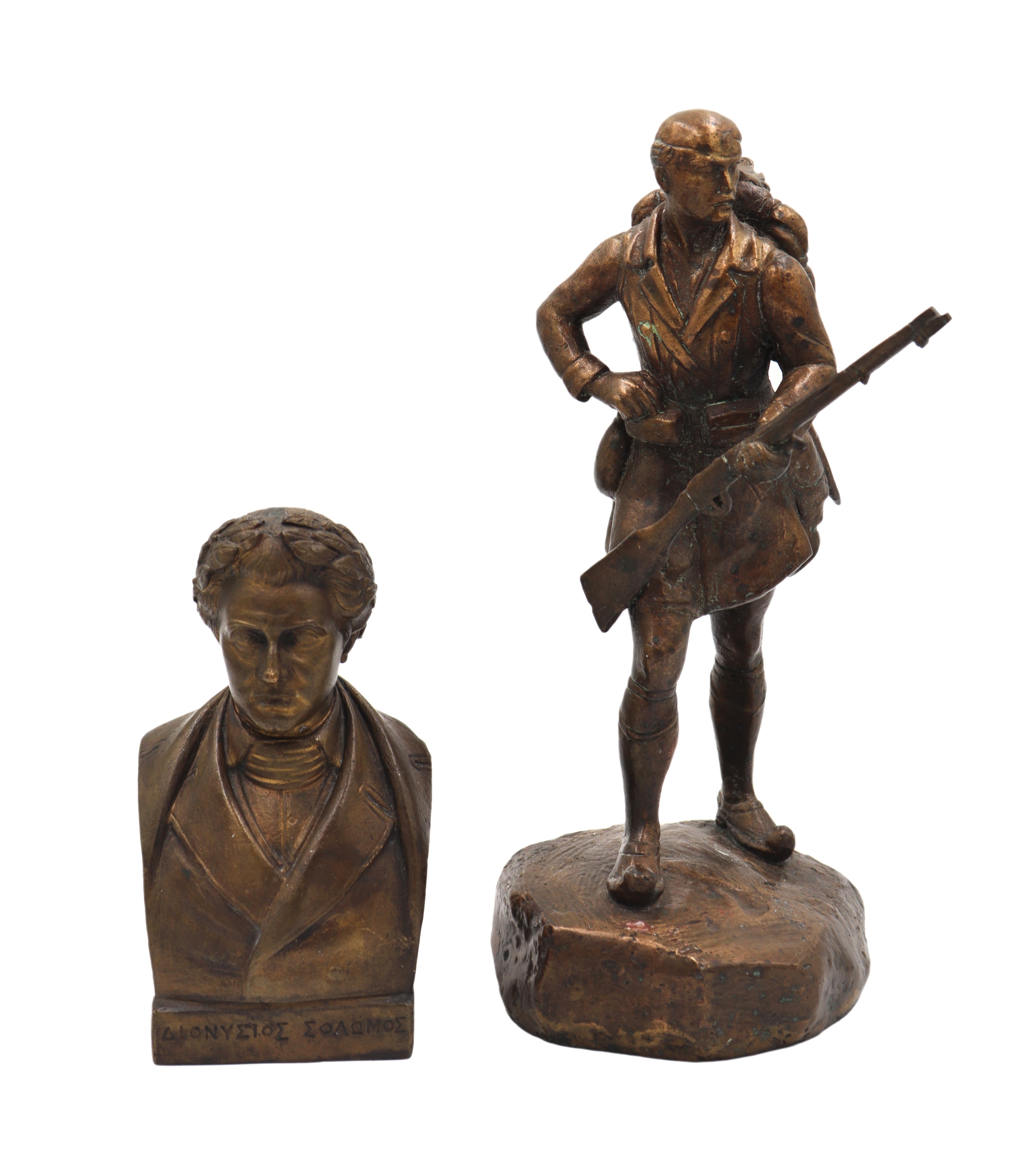 Nikolaos Perandinos | Bronze bust of Dionysios Solomos, 1979, Greek ...