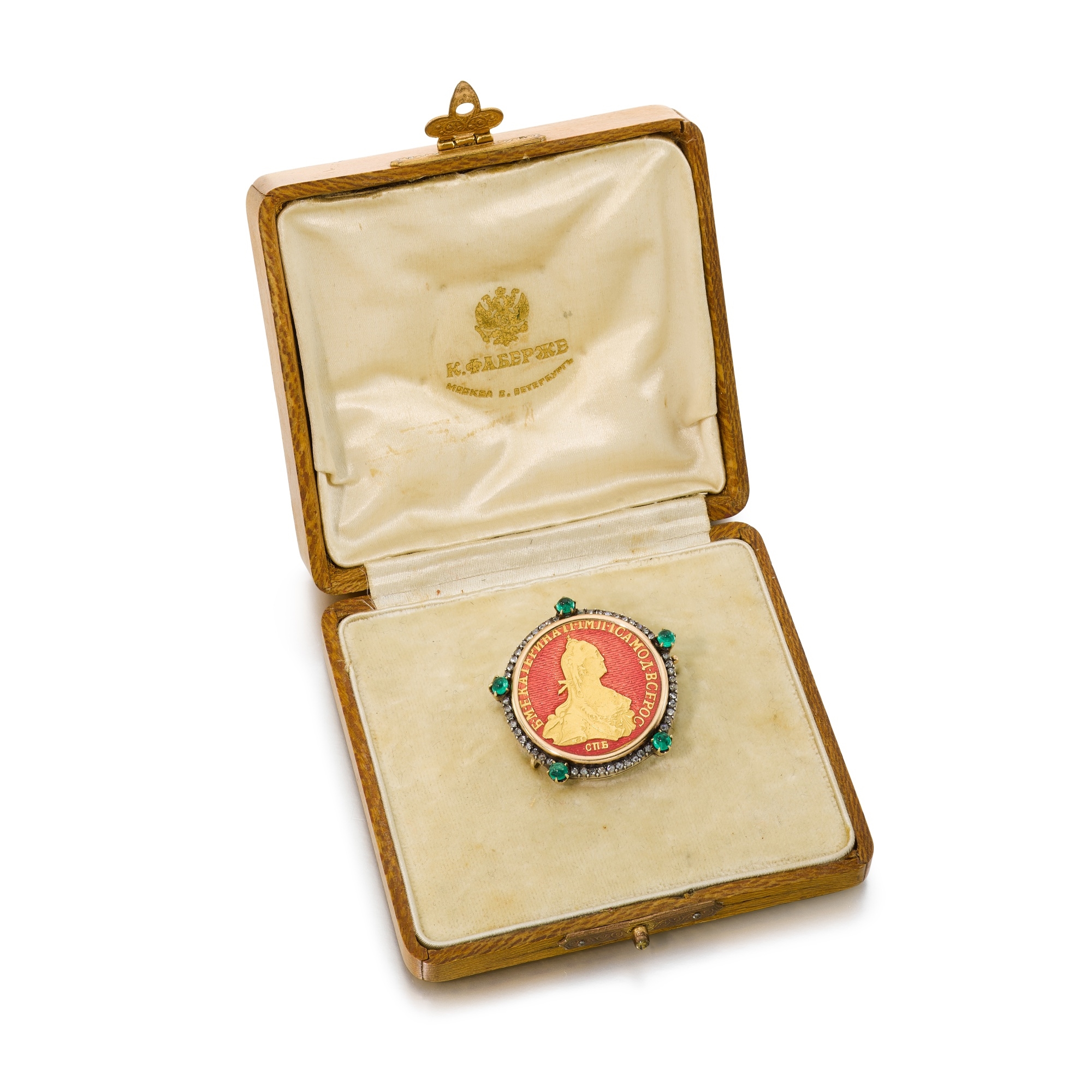 Diamonds | A Fabergé jewelled, gold-mounted guilloché enamel coin ...