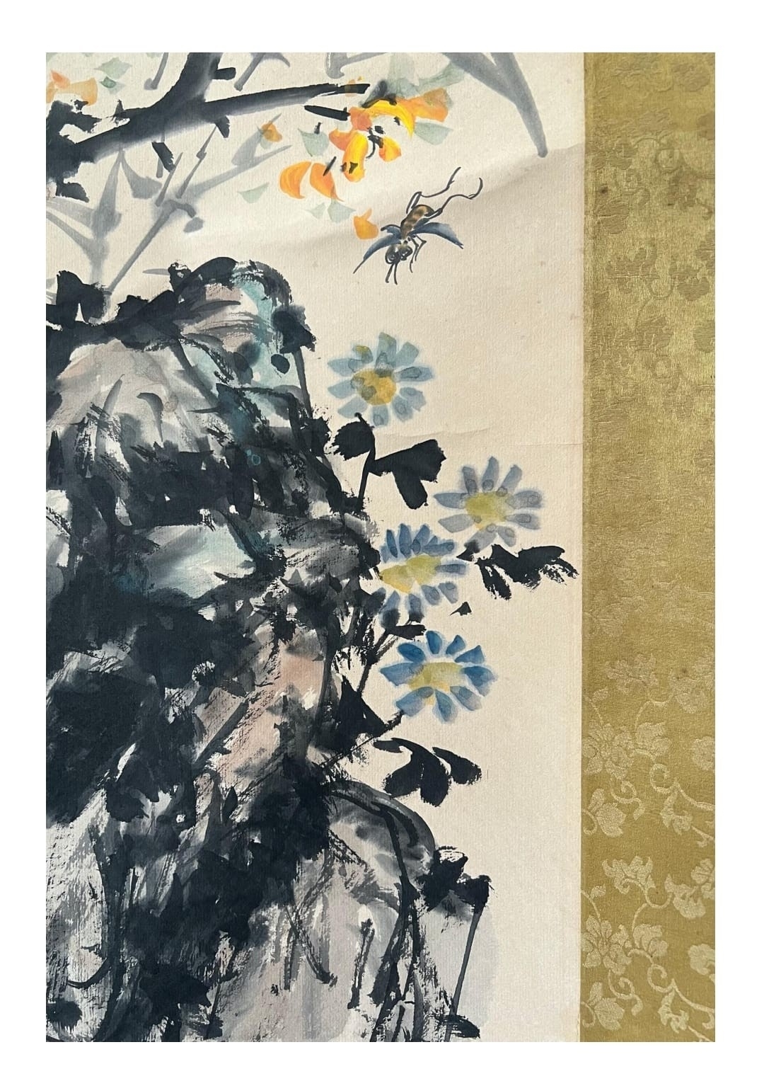 Huang Binhong | Birds singing on rocks | MutualArt