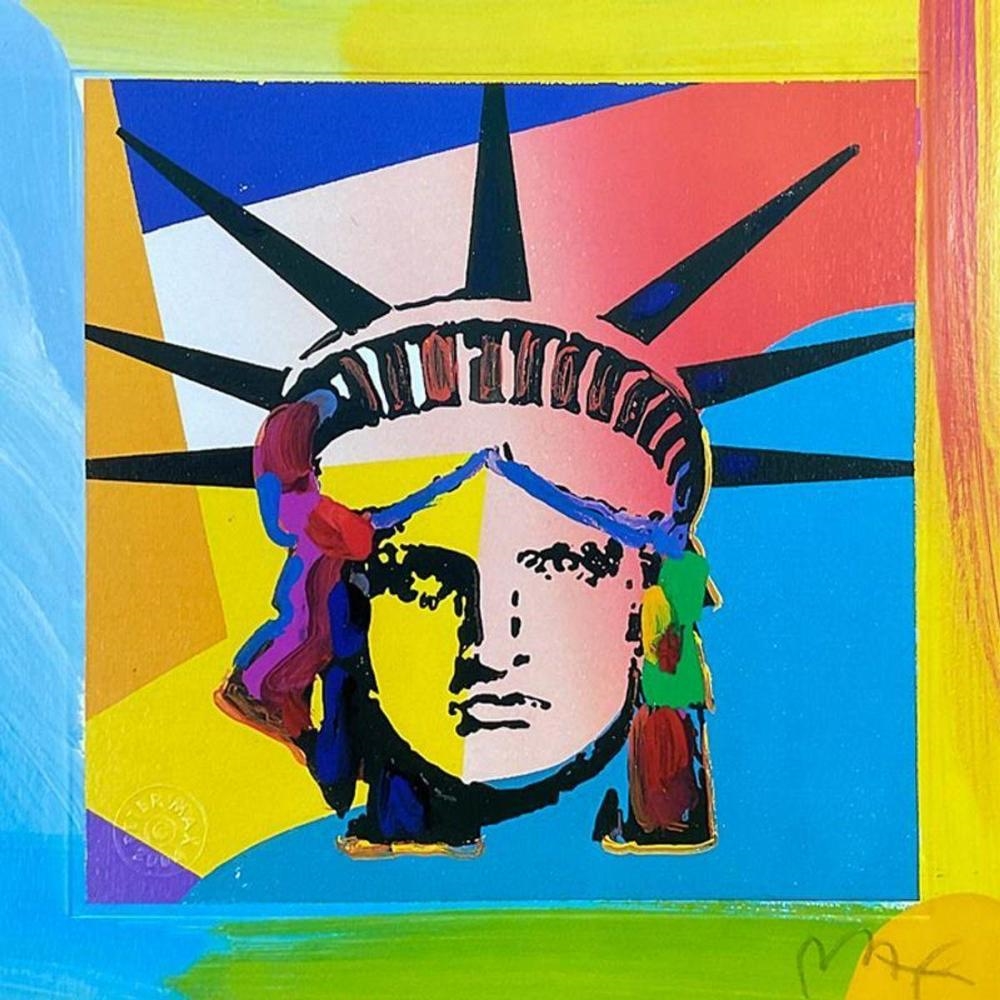 Peter Max | Liberty Head XV | MutualArt