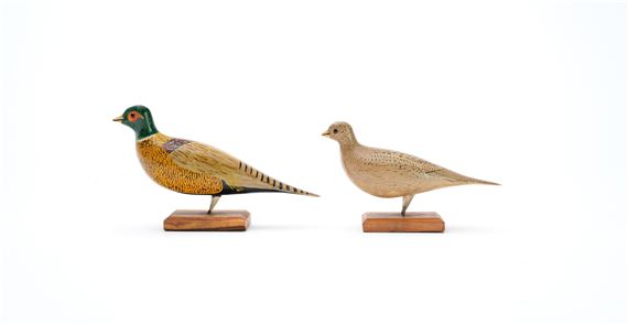 George Boyd | Extremely rare pair of miniature pheasant | MutualArt