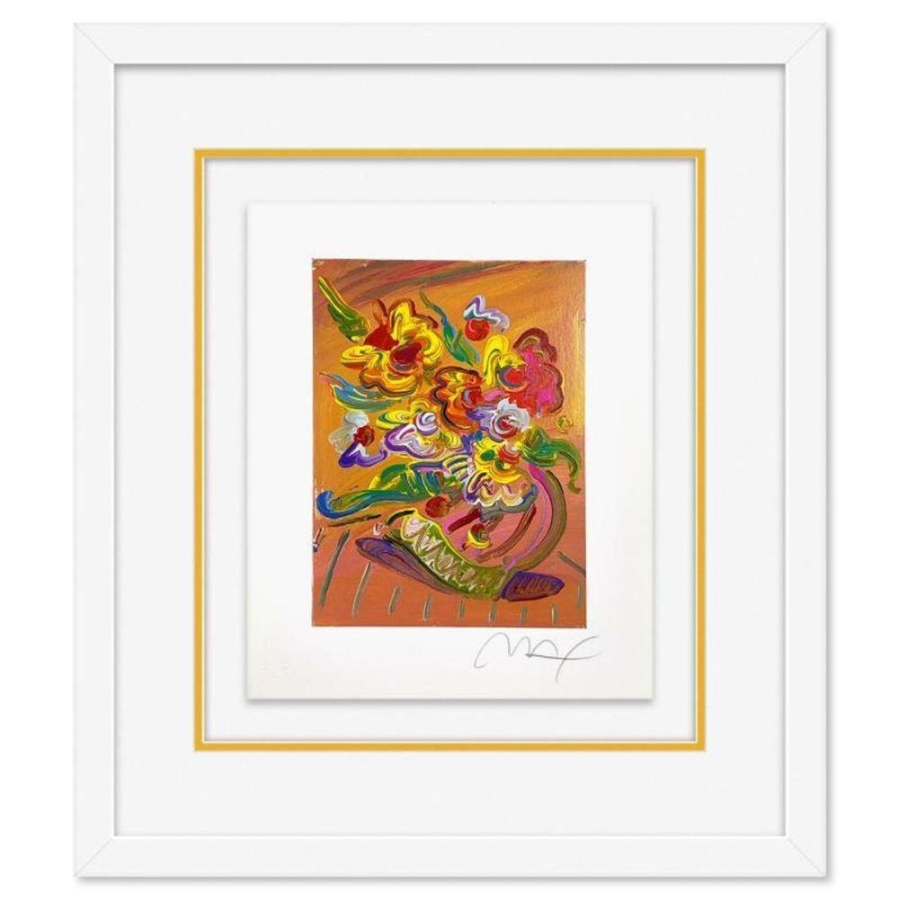Peter Max | Vase of Flowers XI | MutualArt