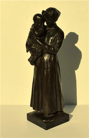 Eduard Jacobs | Larense vrouw met kind | MutualArt