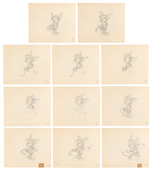 Walt Disney Studios | Pinocchio production drawings (1940) | MutualArt