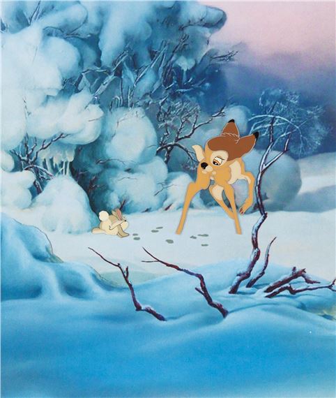 Walt Disney Studios | Bambi and Thumper production cels from Bambi ...