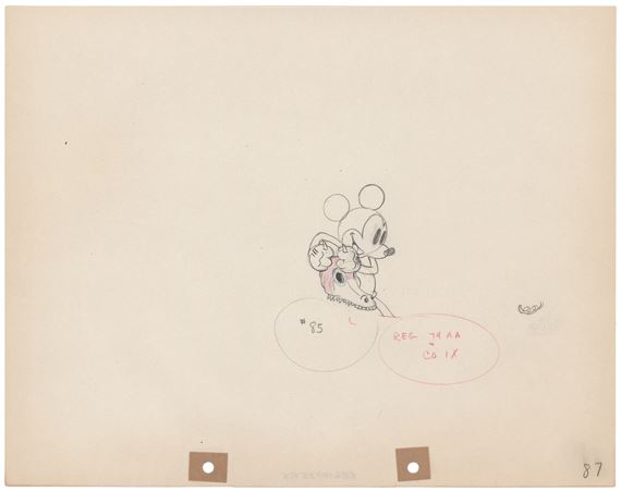 Walt Disney Studios | Mickey Mouse production drawing from Mickey's Man ...