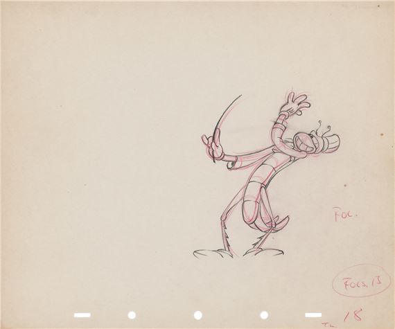 Walt Disney Studios | Cricket conductor production drawing from ...