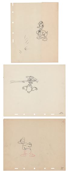 Walt Disney Studios | Donald Duck production drawings (1939) | MutualArt