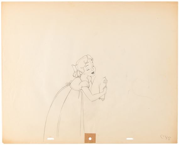 Walt Disney Studios | Wendy Darling production drawing from Peter Pan ...
