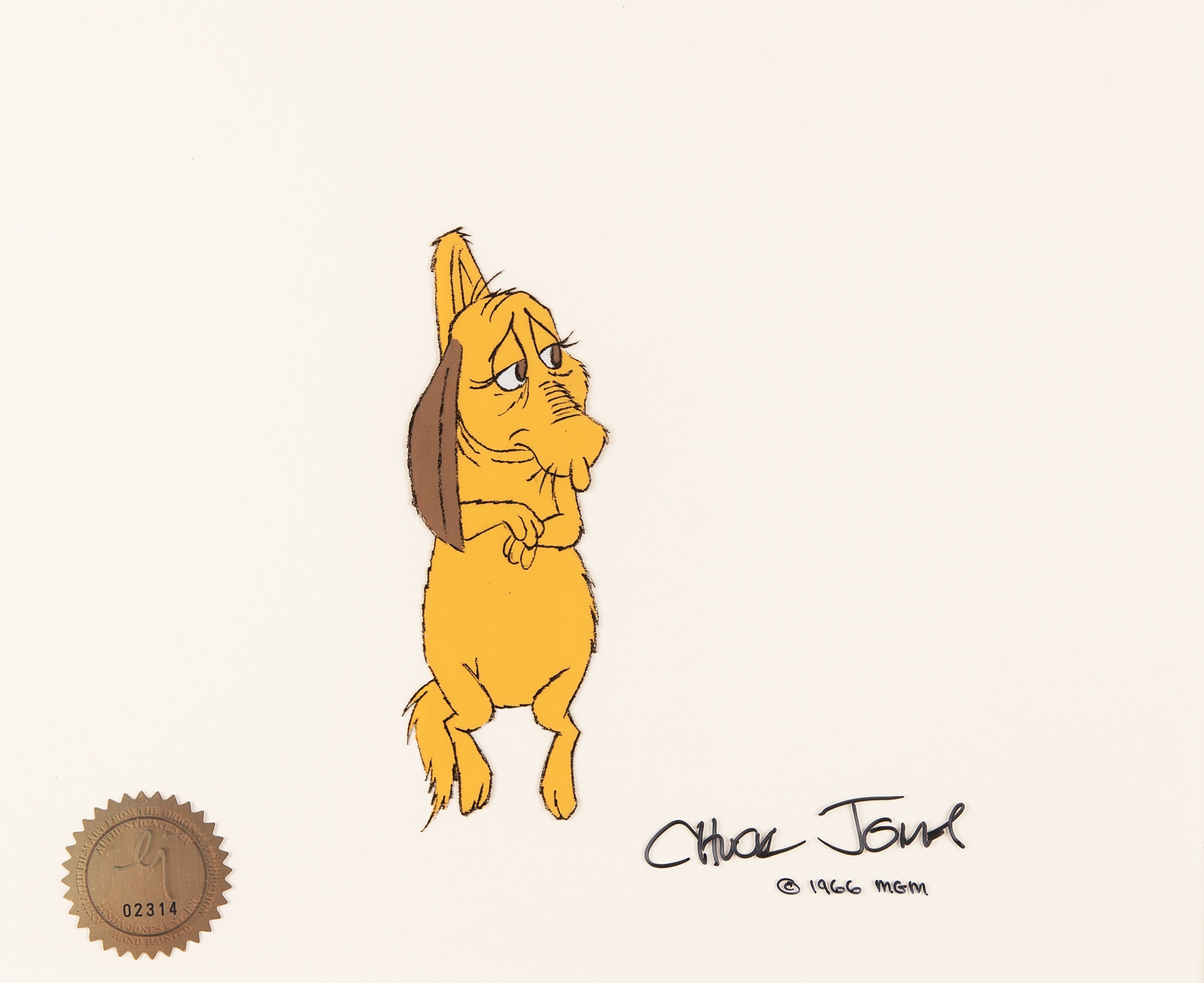 Jones Chuck | Max production cel from How the Grinch Stole Christmas ...