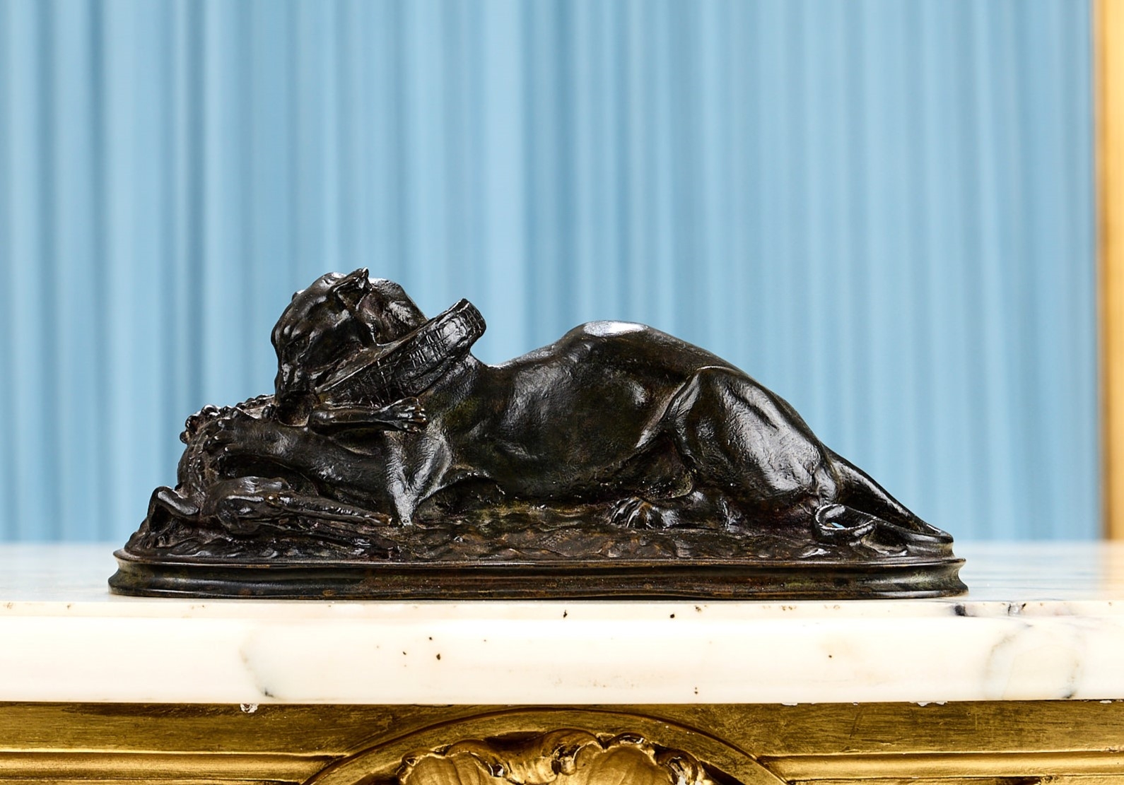 Antoine-Louis Barye | Tigre devourant un gavial (19th Century 20th ...