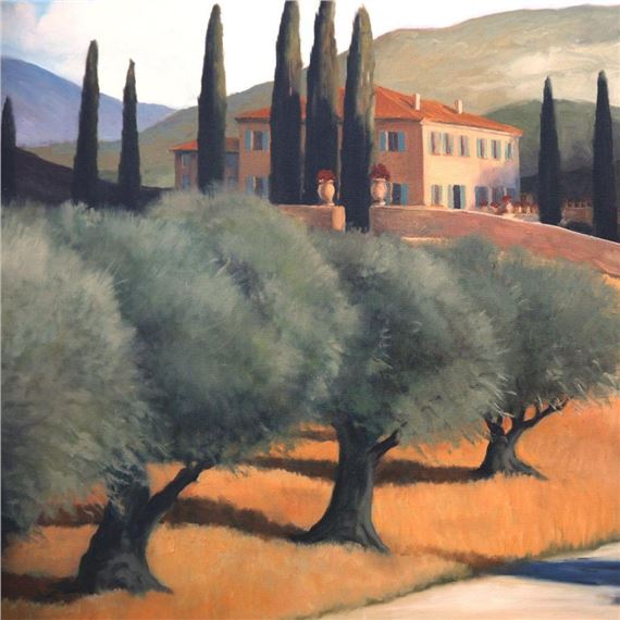Robert White | Olive Lined Drive | MutualArt