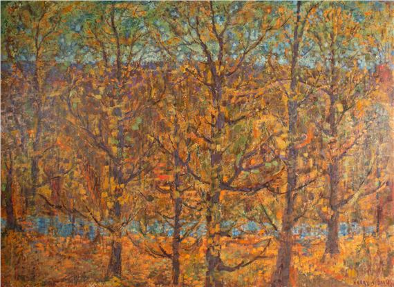 Harry Davis Jr. | Fall Landscape (1954) | MutualArt
