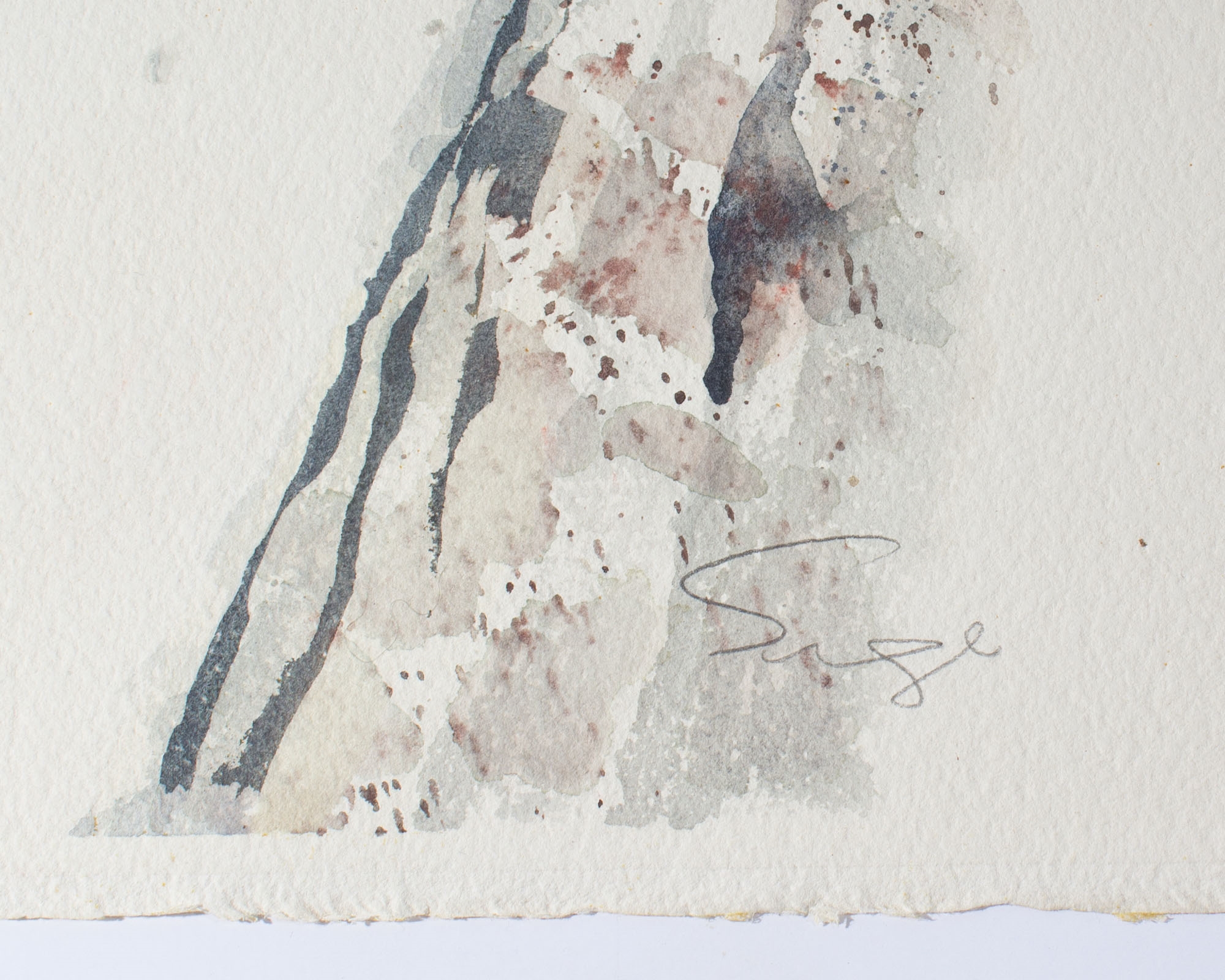 Walter Felix Sorge | Abstract Watercolor Painting of a Tree | MutualArt