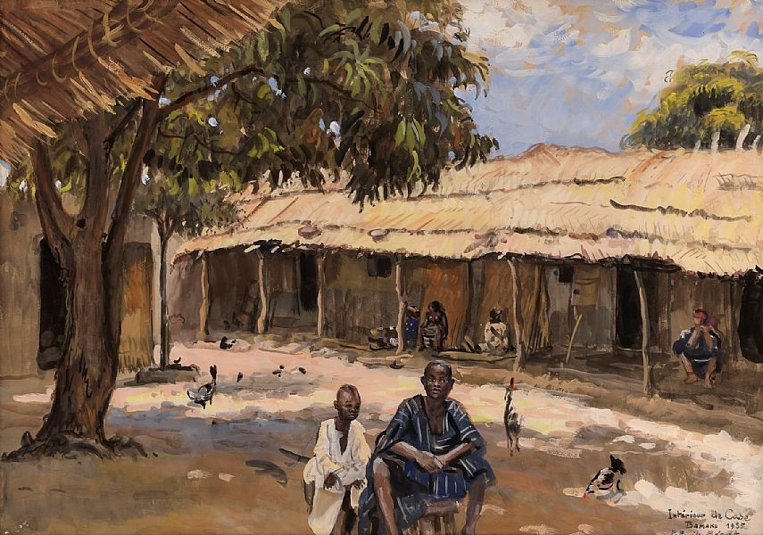 Paul-Emile Becat | Intérieur de case (35) | MutualArt