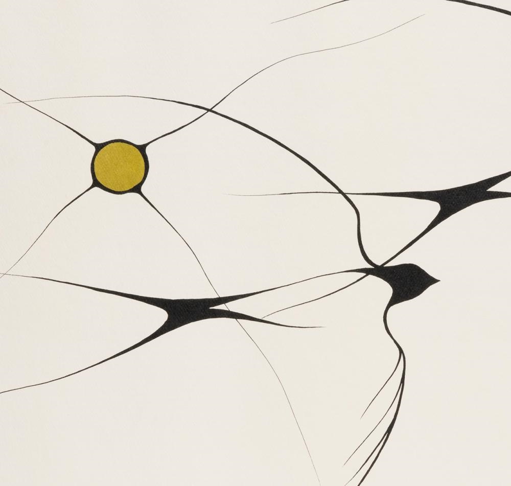 Benjamin Chee Chee | Swallows (1974) | MutualArt