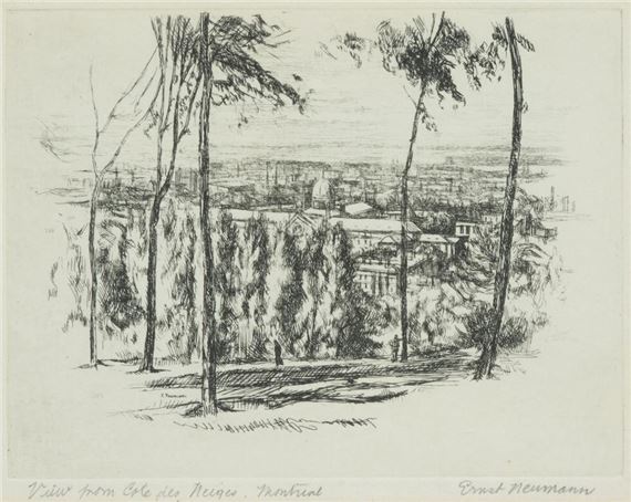 Ernst Neumann | View from Cote de Nieges, Montreal | MutualArt