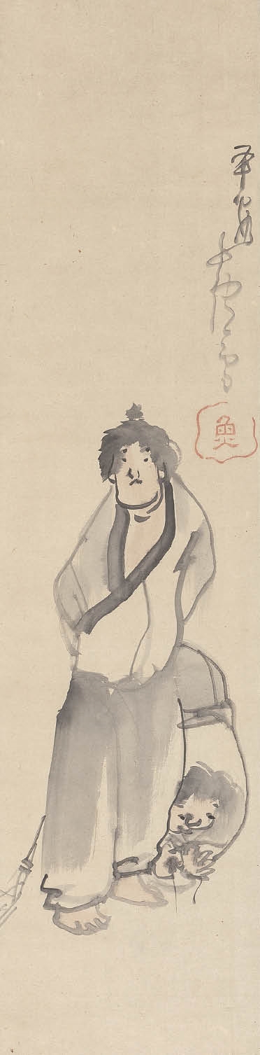 Nagasawa Rosetsu | Hanshan and shide | MutualArt