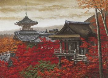 Nori Shimizu | Autumn in Kiyomizu temple | MutualArt