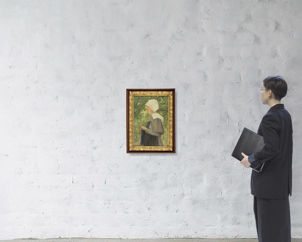 Louis-Joseph-Raphaël Collin | Femme Normande | MutualArt