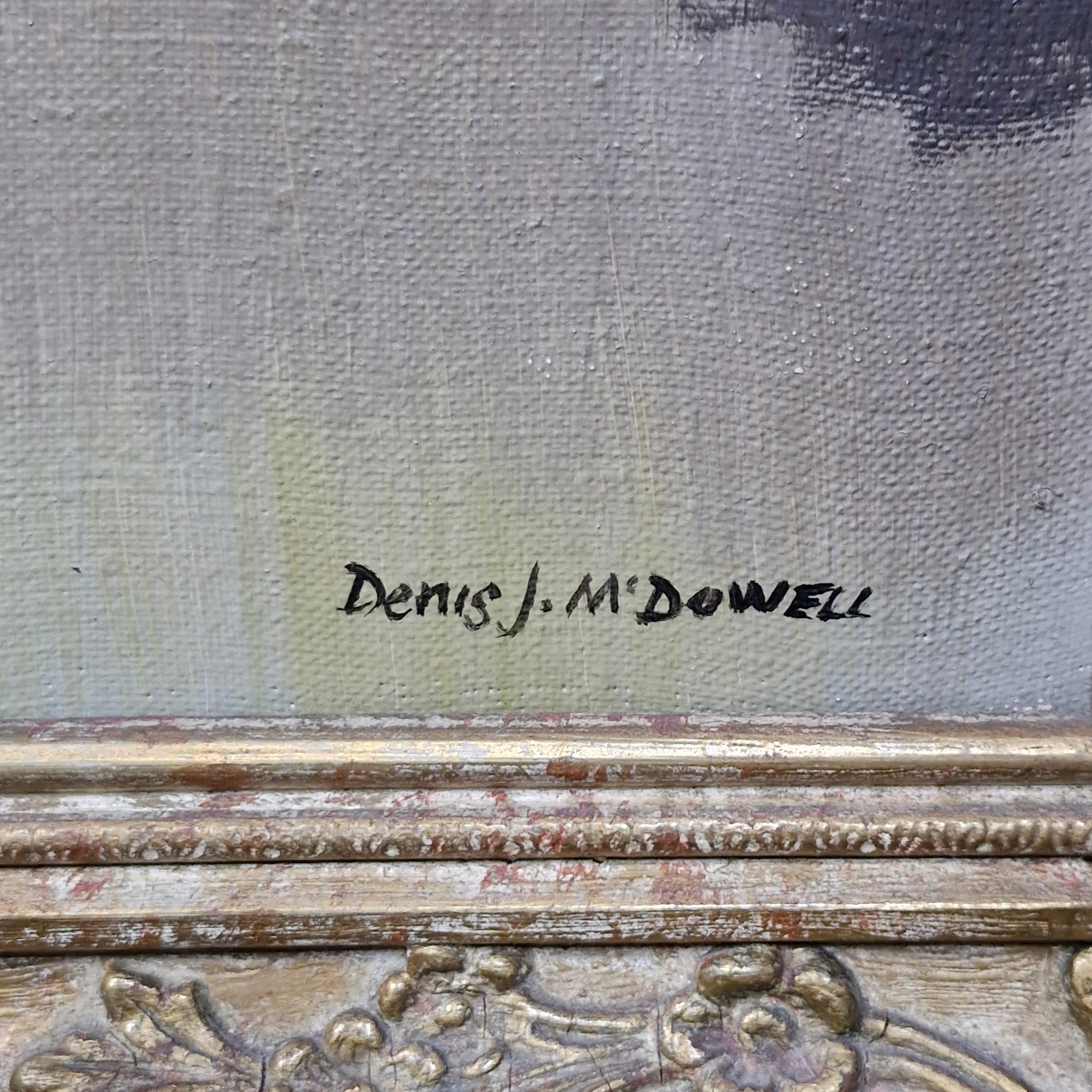 Denis J. McDowell | Ben Gorm in the clouds (Across Killary Harbour from ...