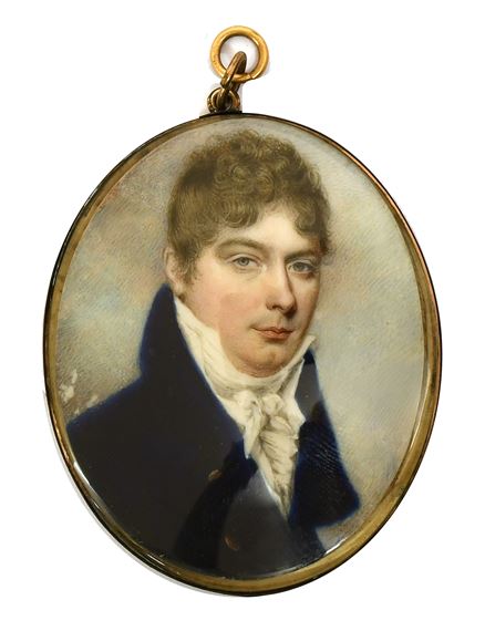 Sir George Hayter | Miniature Bust Portrait of a Gentleman | MutualArt