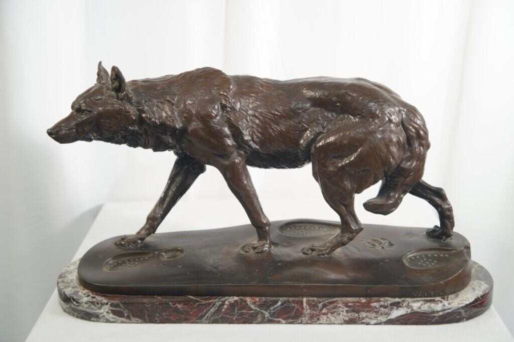 Charles Valton | Wolf on the Trail | MutualArt