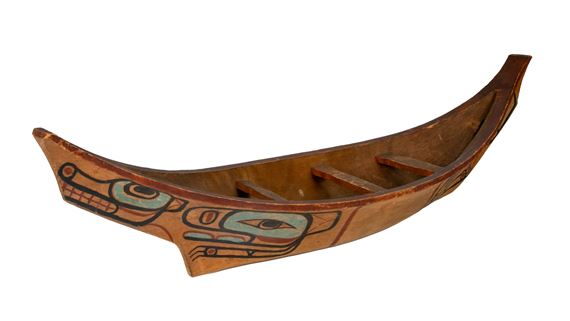 Native American School, 20th Century | Model Canoe (1900 - 1920 ...