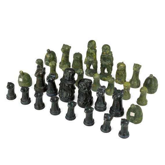 Kaka Ashoona | Set of Chess Pieces (1979) | MutualArt