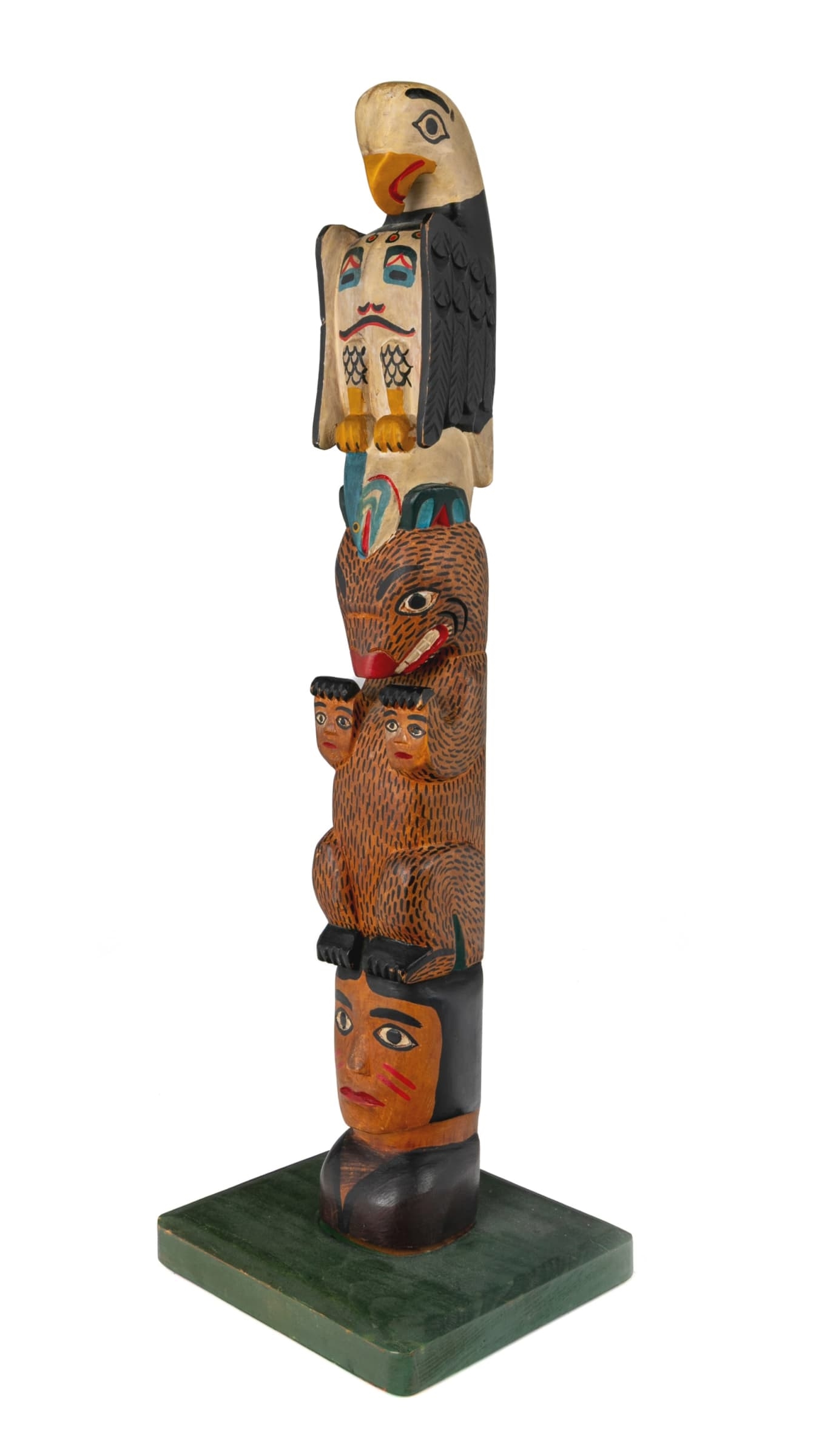 Eli Tait | Good Luck Model Totem Pole (1930s) | MutualArt